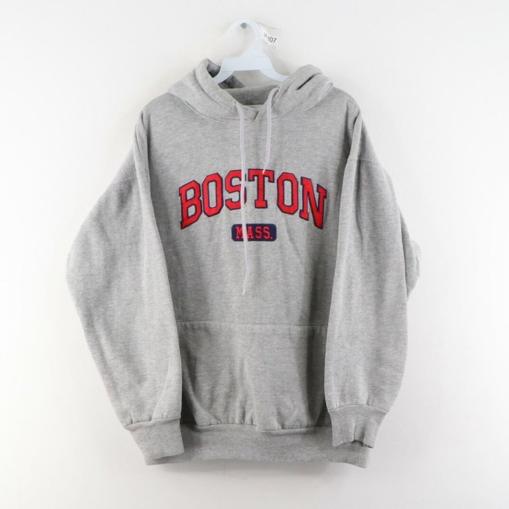 Vintage Streetwear Boston Massachusetts Hoodie - Gem